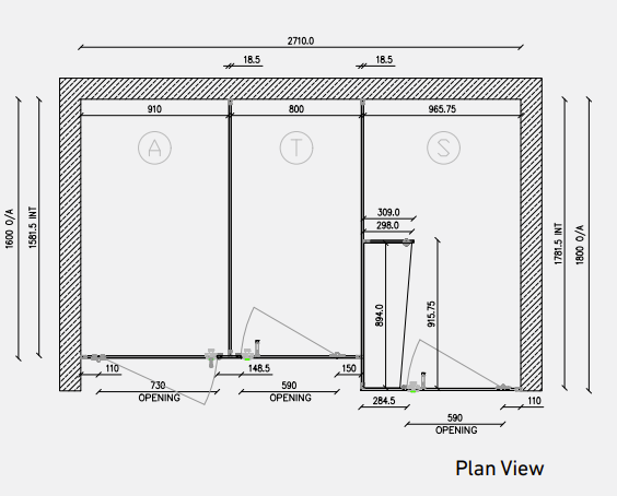 Interloc Toilet Partitions | Full Height Partitioning System